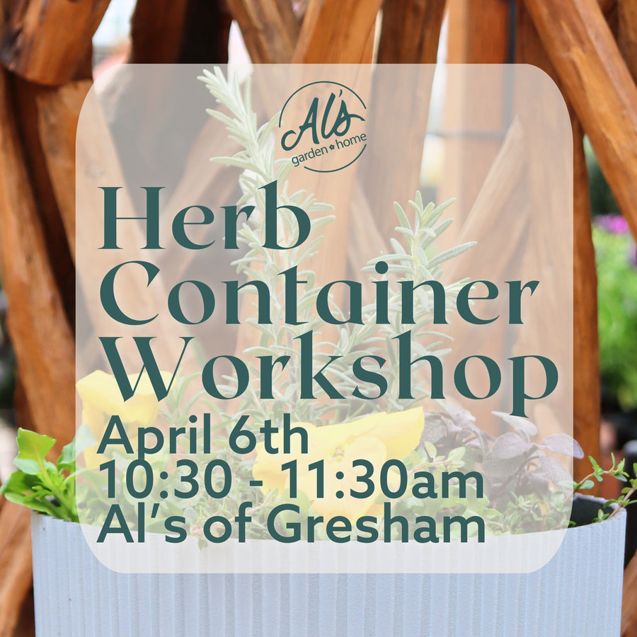 Workshops – Al's Garden & Home
